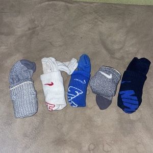 Nike | Accessories | Boys Lot Of 5 Hardly Worn Nike Socks Boys Medium ...